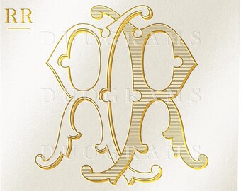 Wedding Monogram Logo Design DL LD Monogram Wreath SVG Digital - Etsy