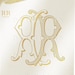 RR Vintage Wedding Monogram Logo R R Wreath SVG - Etsy