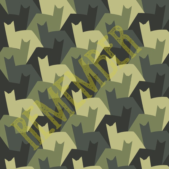 Cat Camouflage Pattern