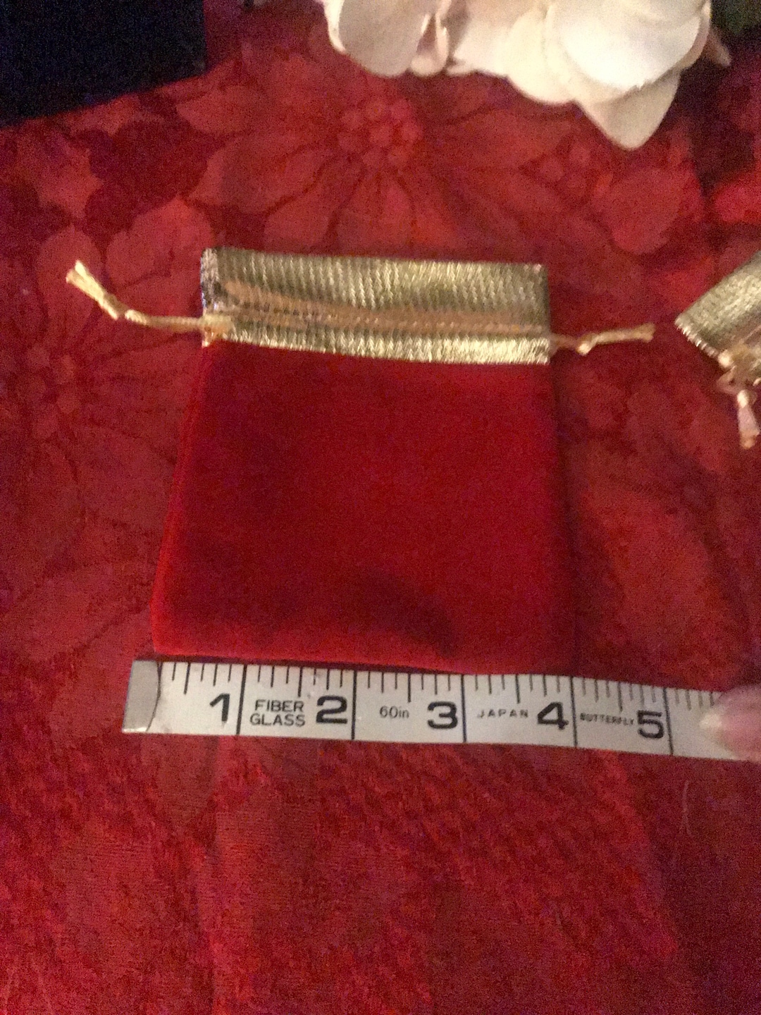 Red Velvet Pouche - Etsy