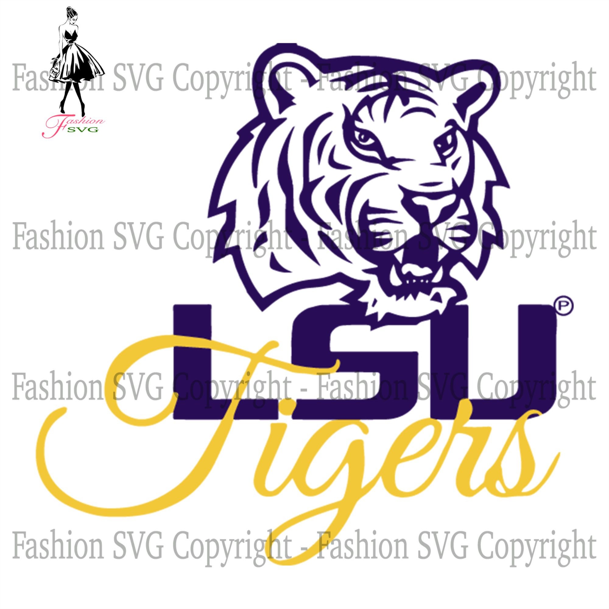 Geaux Tigers Louisiana State University Tigers Svg LSU | Etsy
