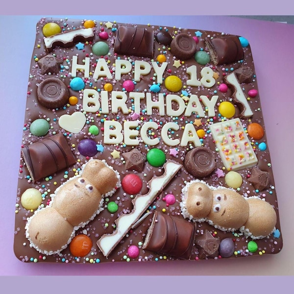 Personalised Chocolate - Etsy UK