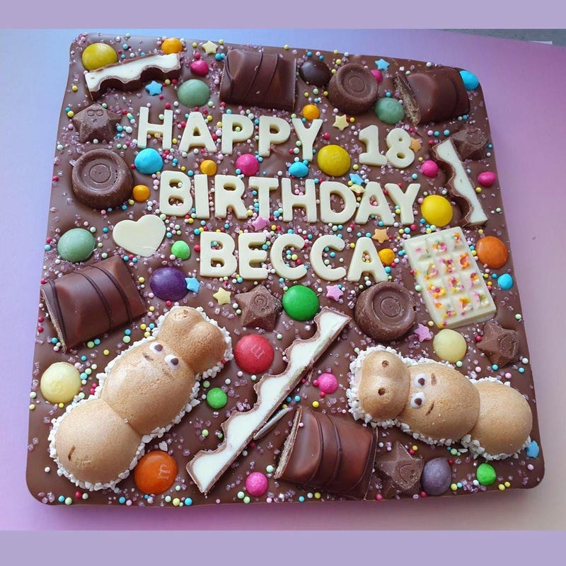 Personalised Chocolate - Etsy UK