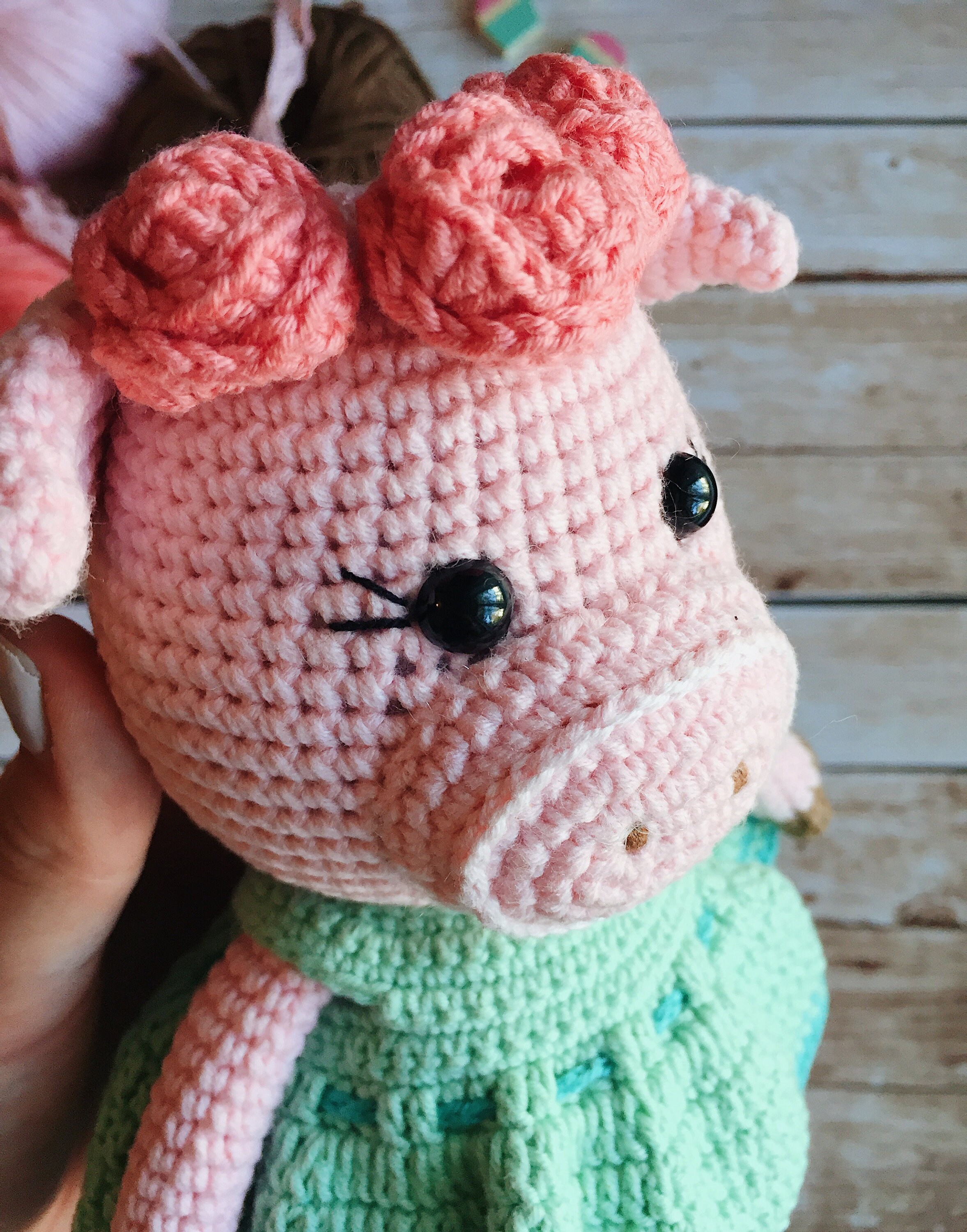 AMIGURUMI PATTERN Crochet Piggy Pattern Amigurumi Piggy - Etsy
