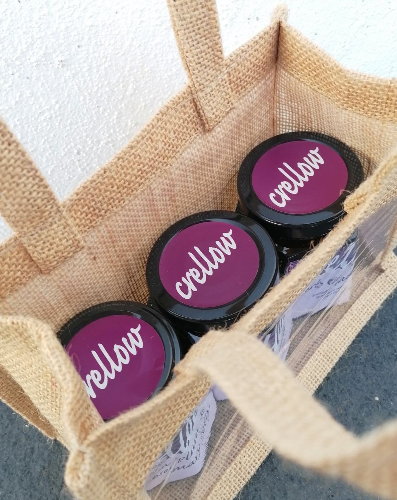 Hessian Gift Bag Trio of Cornish Jellies Herb Garden Jelly, Kea Plum ...