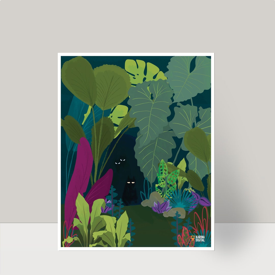 Jungle Has Eyes Wall Art - POSTER PRINT - Etsy