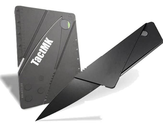 Tactical Survival Credit Card Knife Foldable Knife Gifts for Dad Pocket ...