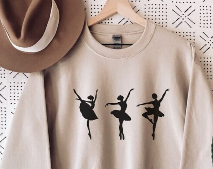 Ballerina Sweatshirt Dance Mom Sweatshirt Dance Mom Shirt Dance Teacher ...