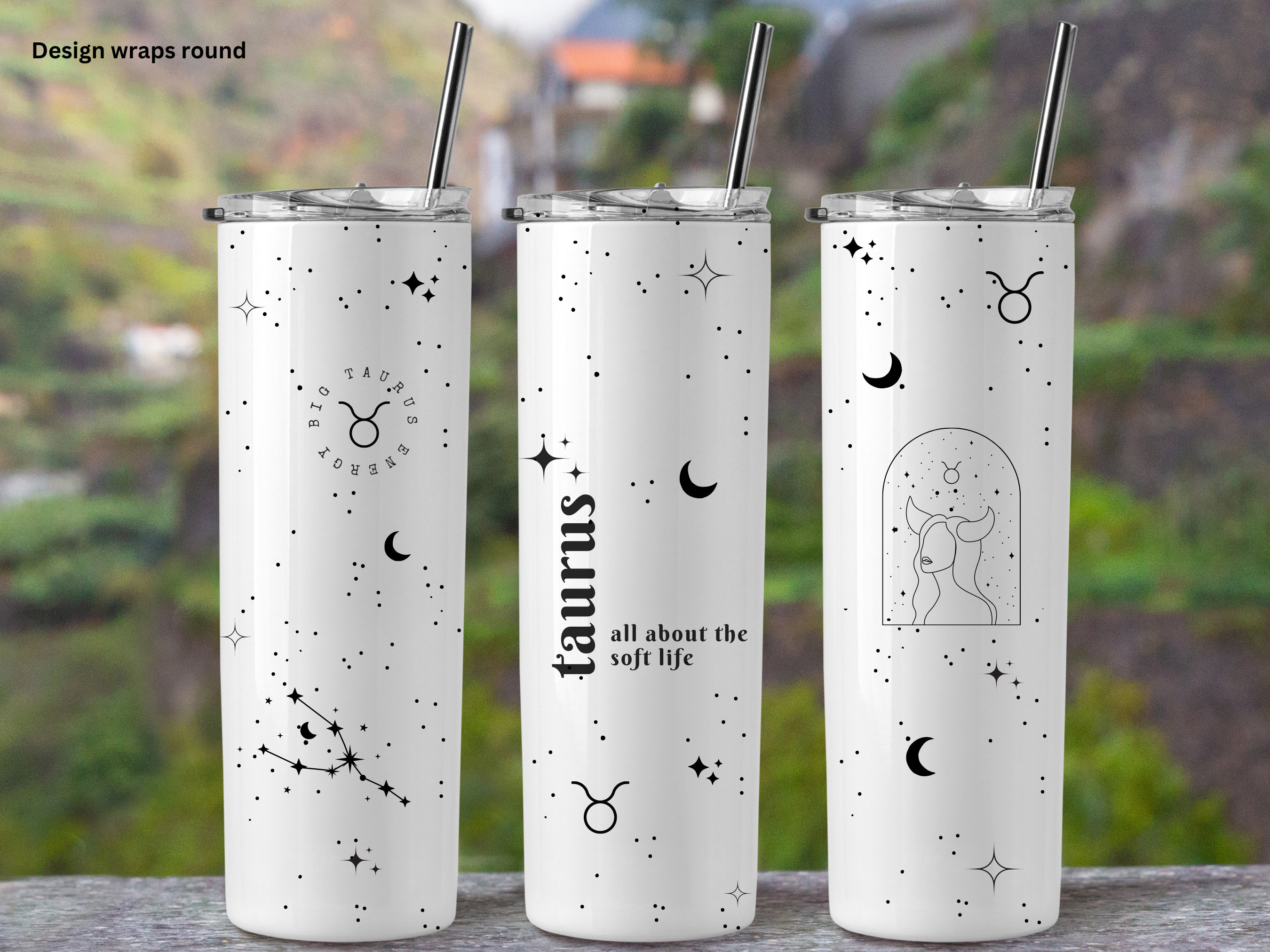 Funny TAURUS Mug With Black Handle, Taurus Skinny Tumbler, Taurus ...