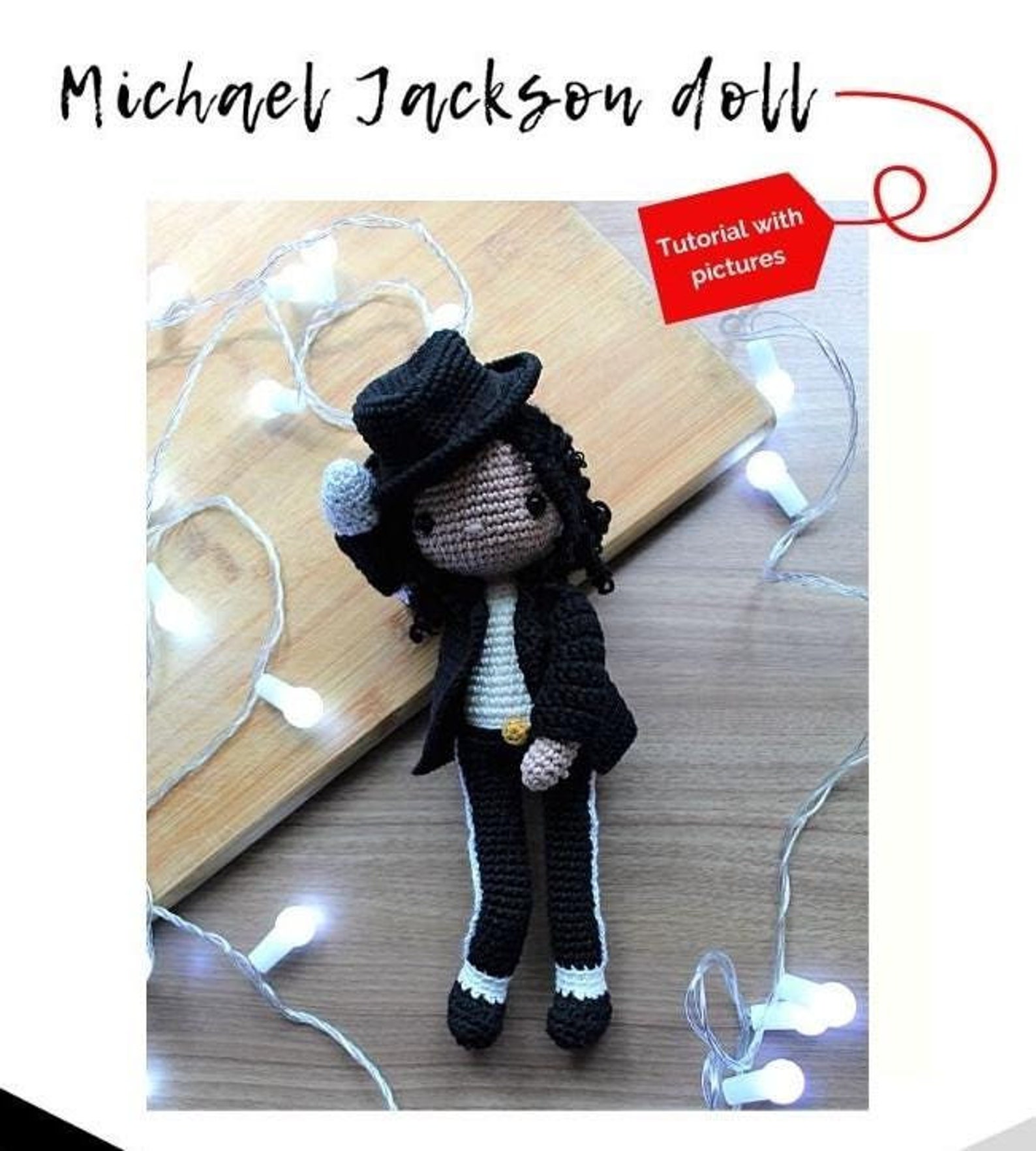 Michael Jackson Amigurumi Pattern - Etsy