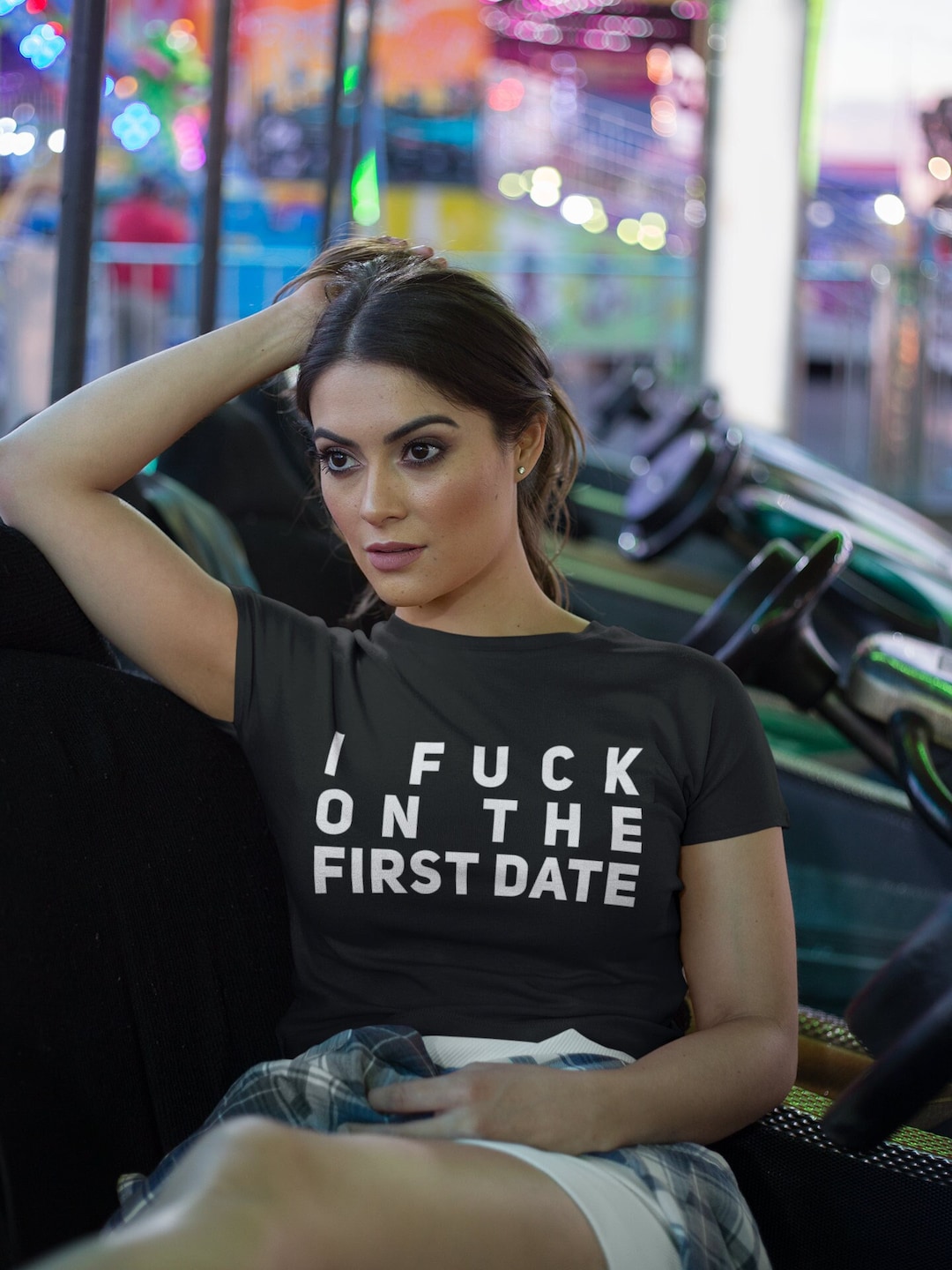 I Fuck On The First Date T Shirt Unisex Cotton Tee Etsy