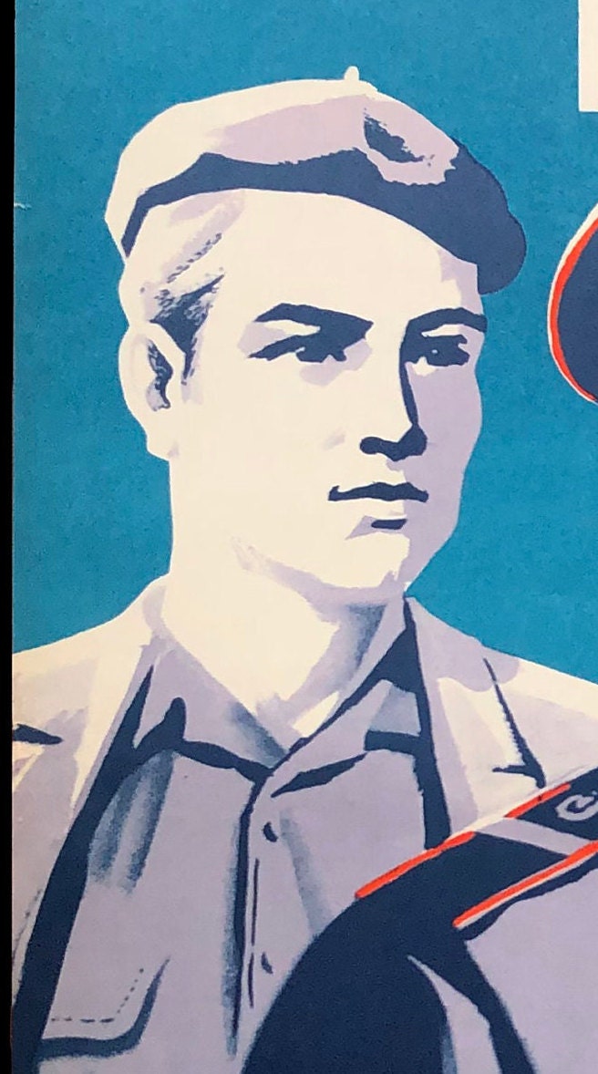 Original Soviet Ukrainian Poster, offset printed, limited edition "n ...