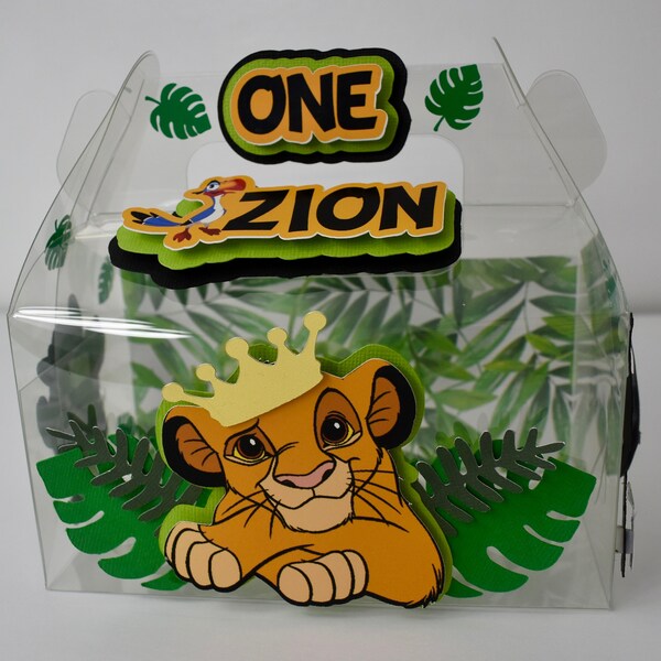 Lion King Favor Box - Etsy