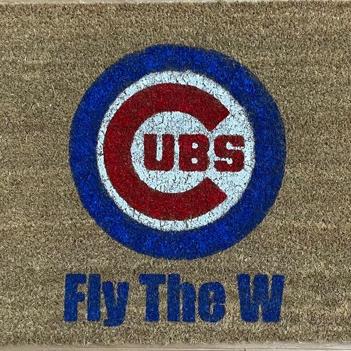 Chicago Cubs Laser Engraved Home Door Mat Coir Coconut - Etsy