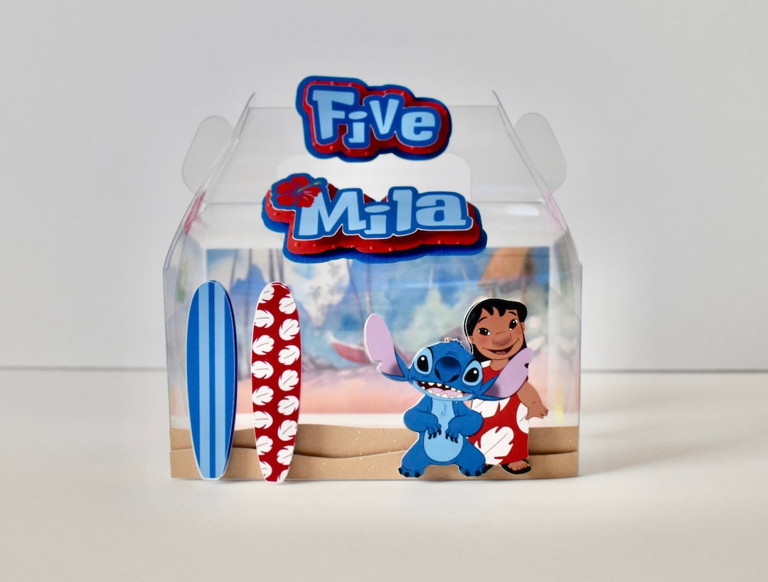 Lilo and Stitch Favor Gable Box/ Stitch Goodie Box/ Lilo and - Etsy