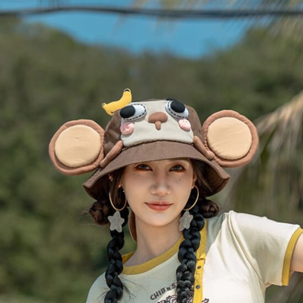 Monkey Bucket Hat - Etsy