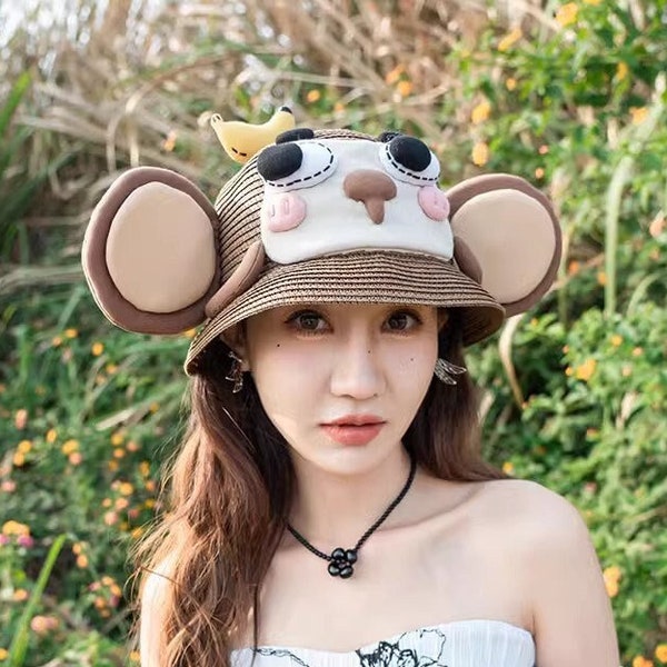 Monkey Bucket Hat - Etsy