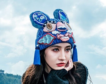 Chinese Tiger Head Hat - Etsy