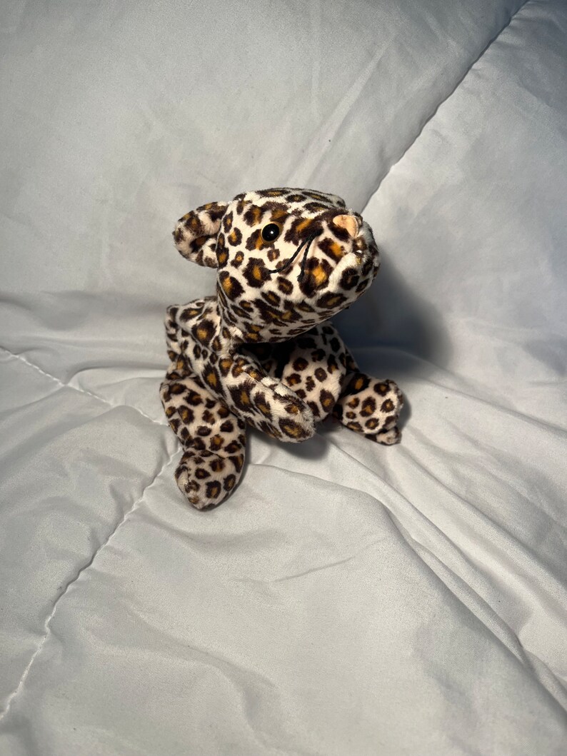 Freckles the Leopard Vintage Beanie Baby - Etsy