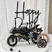 Plastic Cool Motorcycle Cake Topper Birthday Cake Decoration Toy Set - Etsy