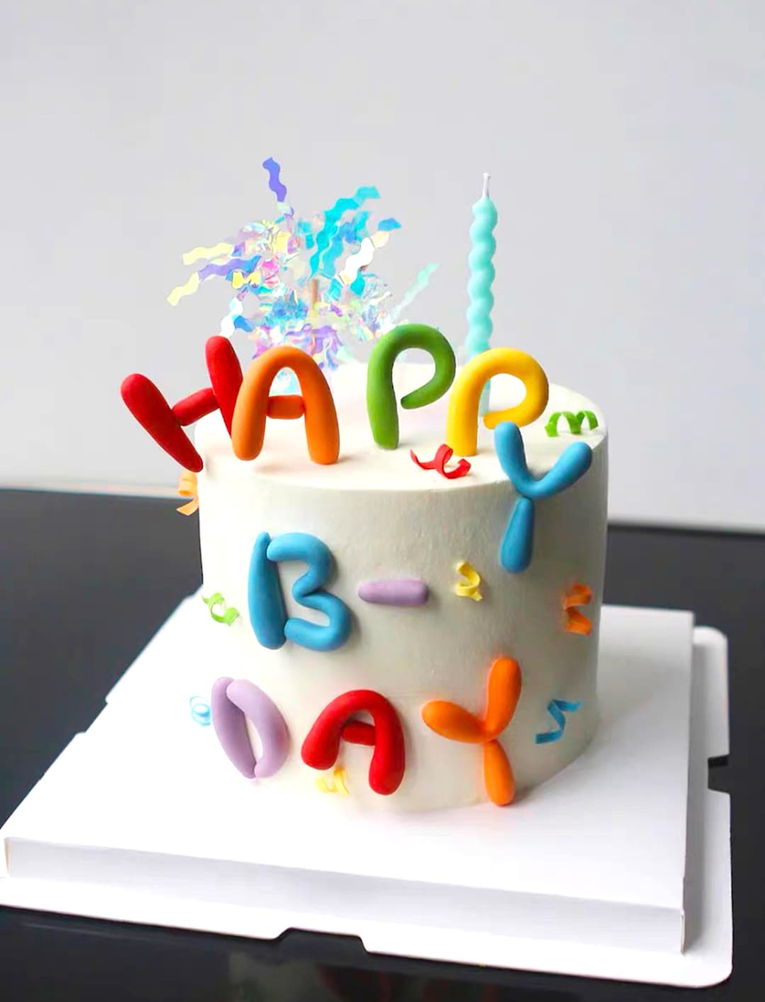 Birthday Cake Color Letters, Decoration Sign, Cake Topper, Cake ...