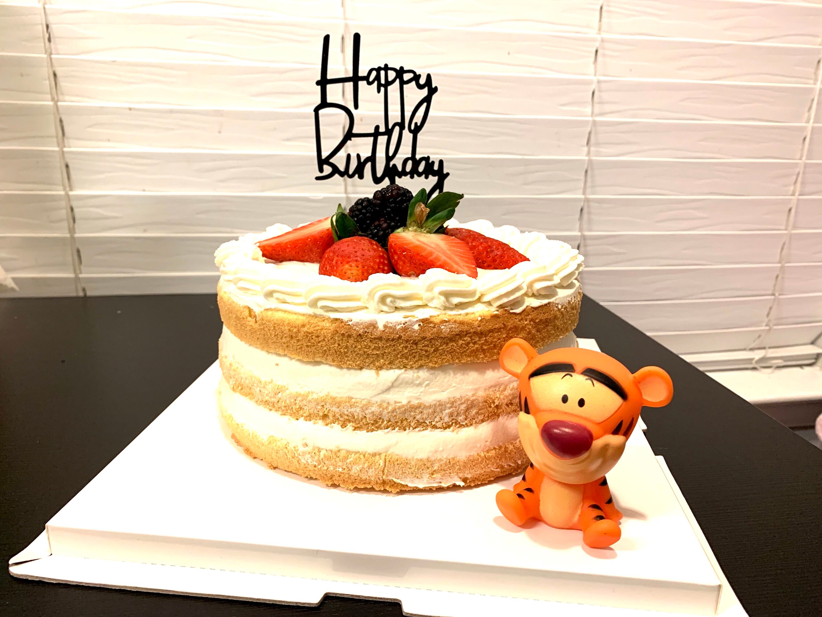 Cute Little Tiger Tigger Doll Cake Topper Birthday Cake Decoration Toy ...