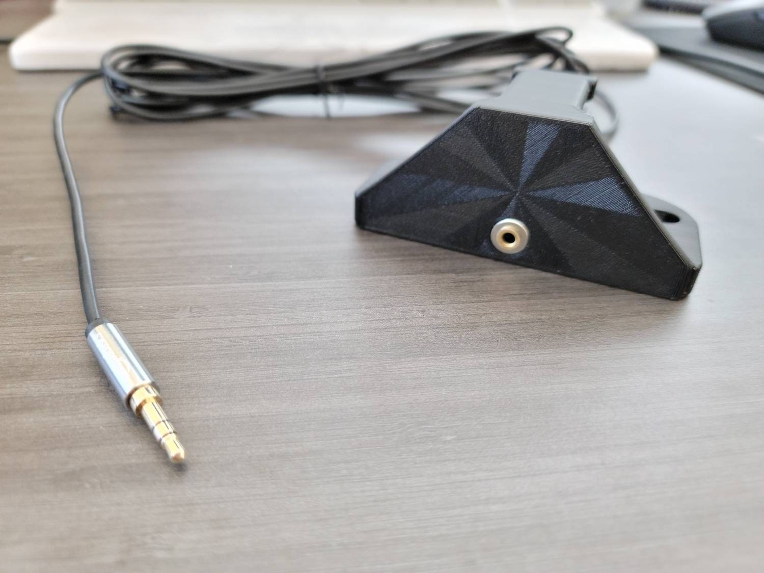 Hidden Desk Headphone Holder With Plug - Etsy