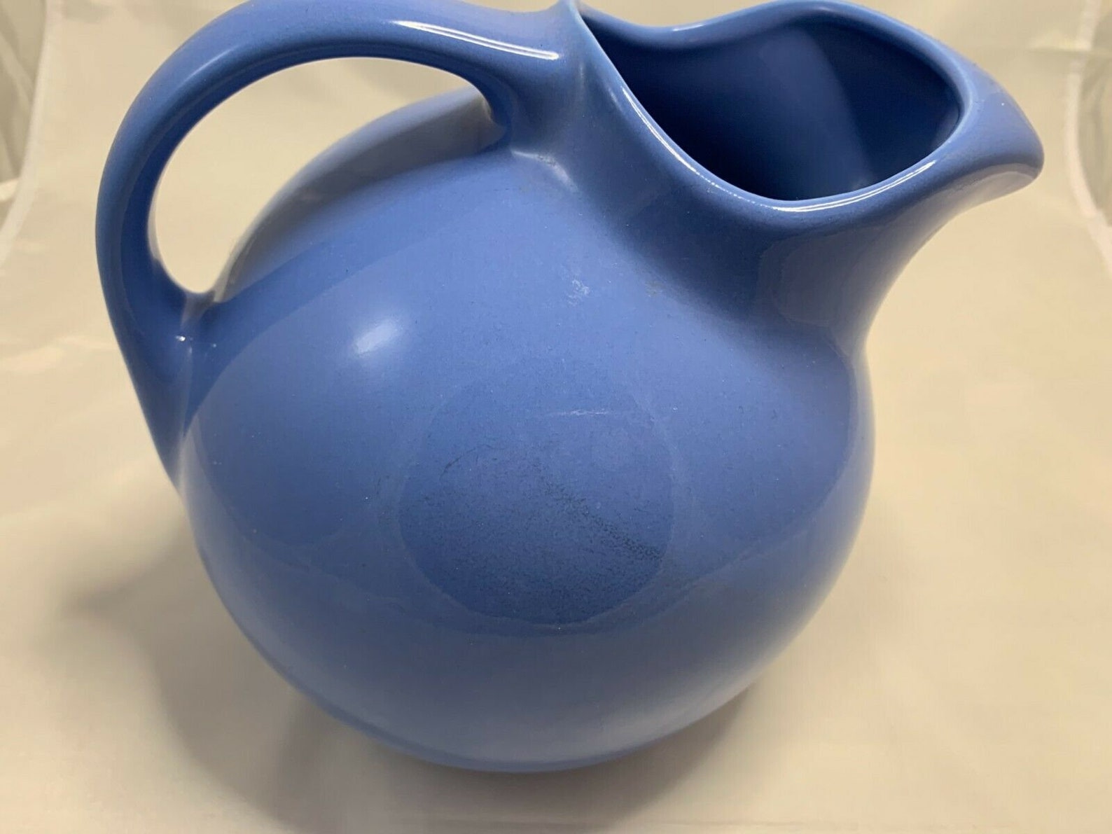 Hall Pottery Classic Ball Pitcher Cadet Blue | Etsy