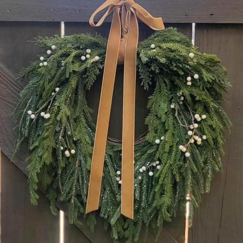 Cedar Wreath - Etsy
