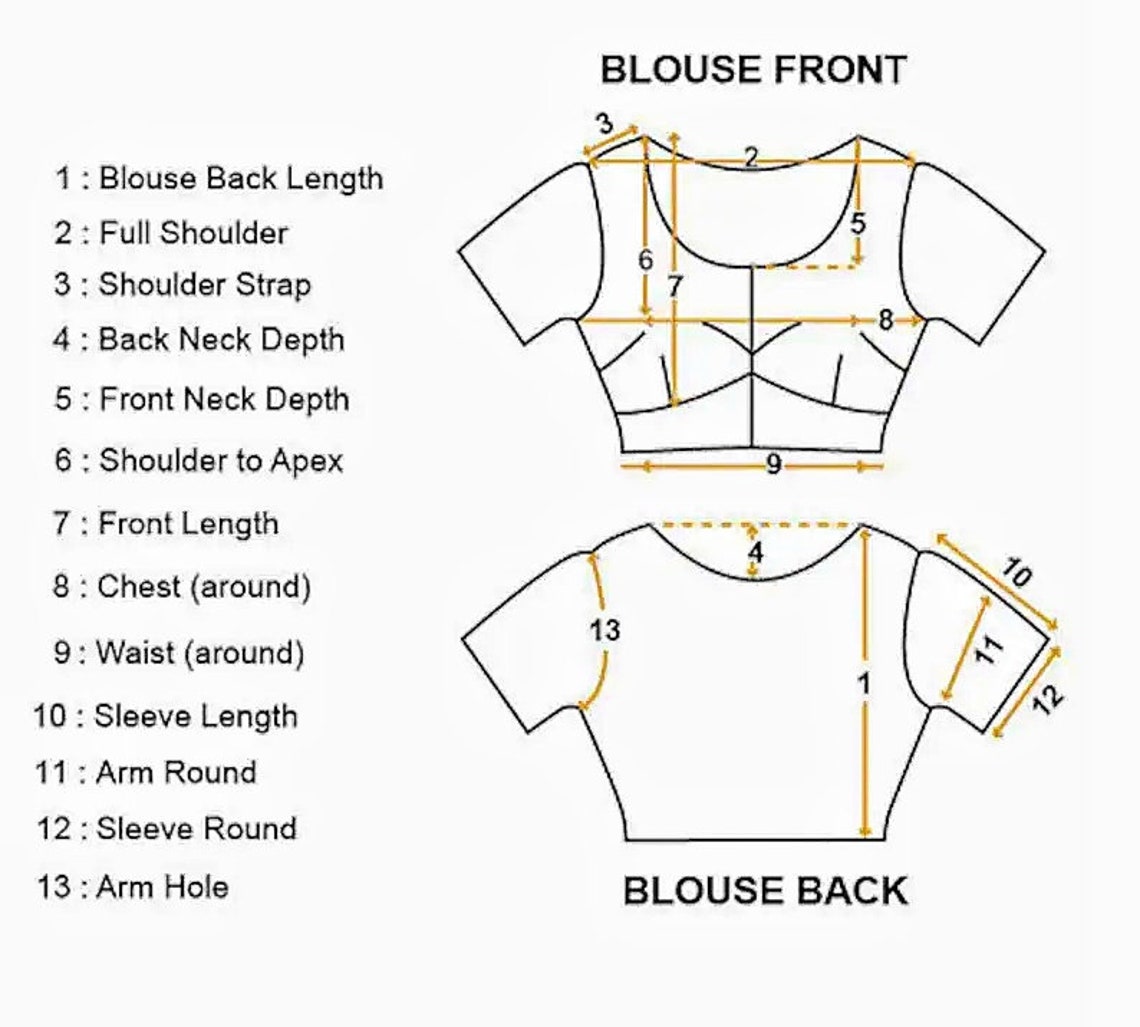 Blouse Stitching Service for Saree Orders Only | Custom Blouse ...