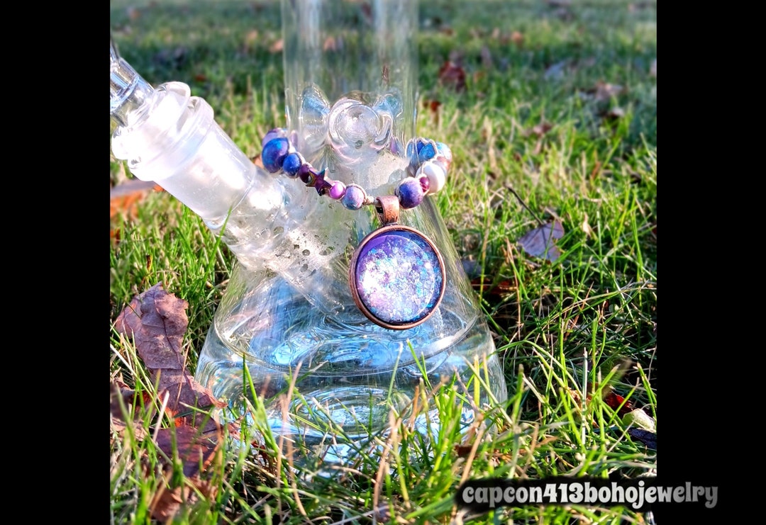 Handmade Bong Bling Jewelry for Bong Dab Rig Antiqued Copper - Etsy