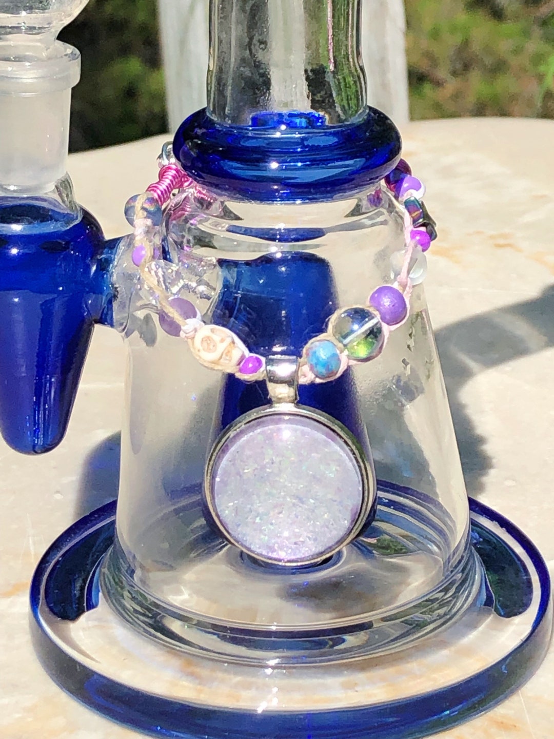 Handmade Bracelet for Bong Dab Rig Bong Bling With Silver - Etsy