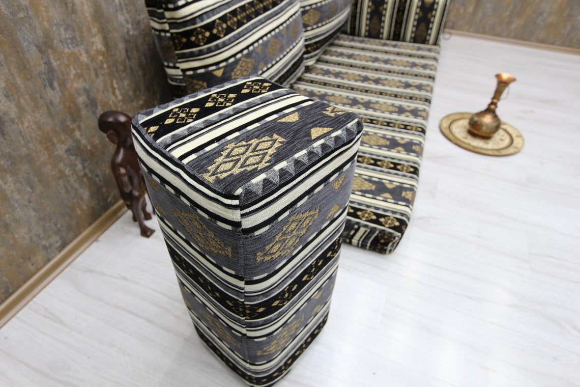 Grey Cushion Arabic Majlis Sofa Set Floor Couch Floor Pillow - Etsy