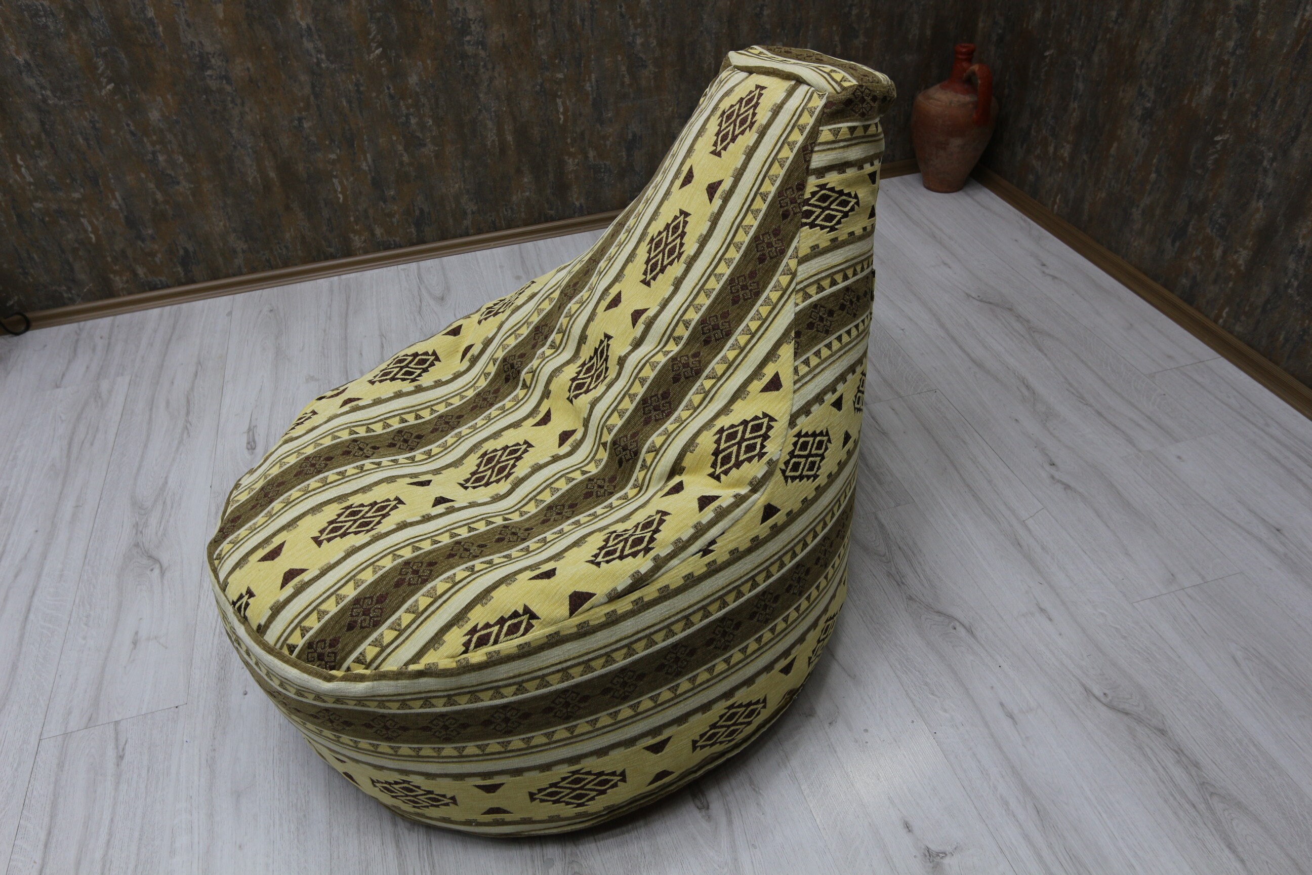 Ottoman Pouf,pouffe,bean Beg Chair Beanbeg,boho Decor Hippie Decor,foot ...