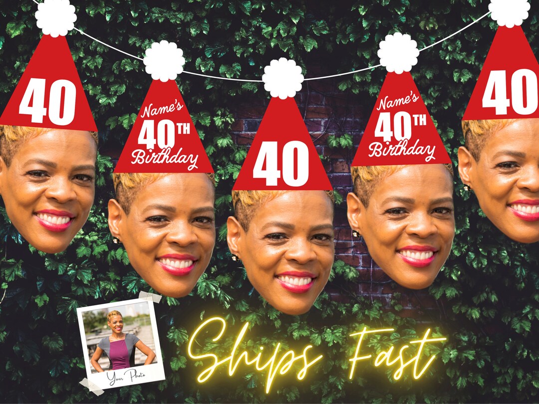 Red and White 40th Birthday Decorations for Him or Her 40 and Fabulous ...