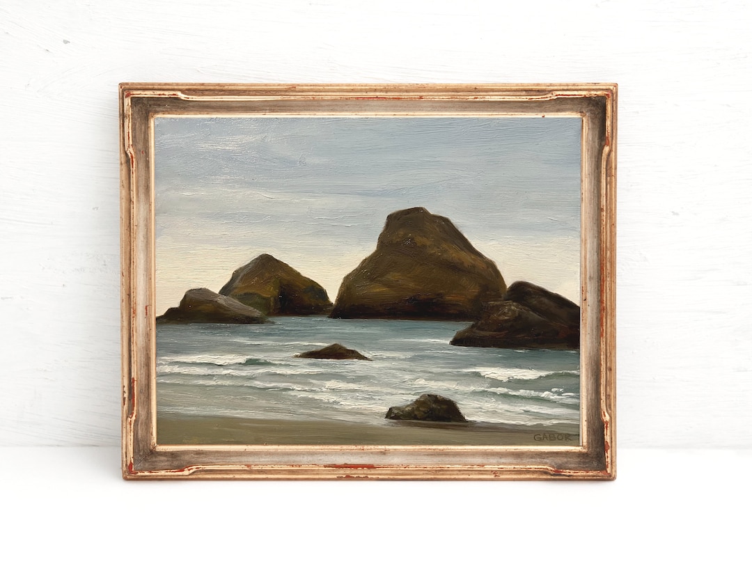 West Coast Landscape Painting, Plein Air, Original Oil Painting ...