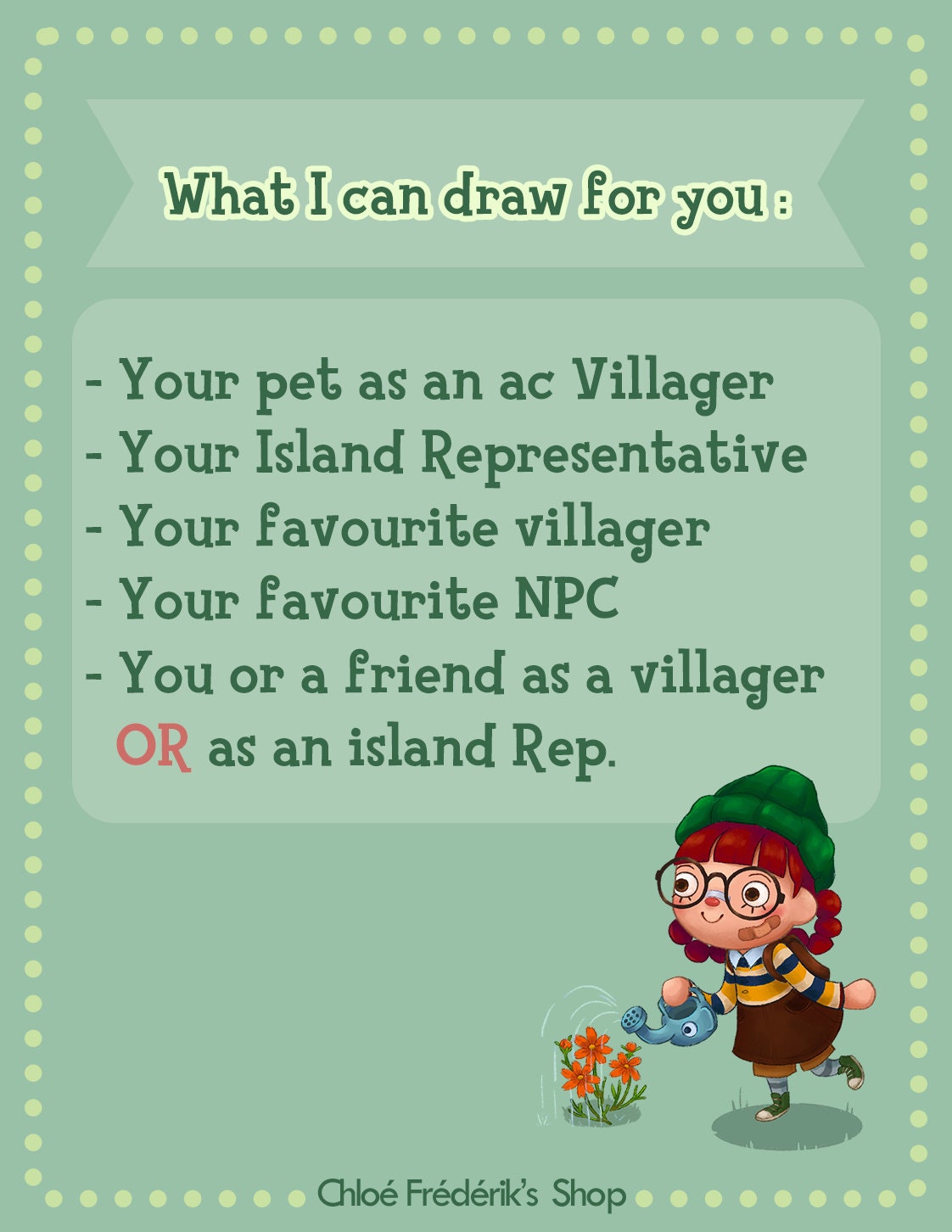 Digital Custom Animal Crossing Portrait - Etsy