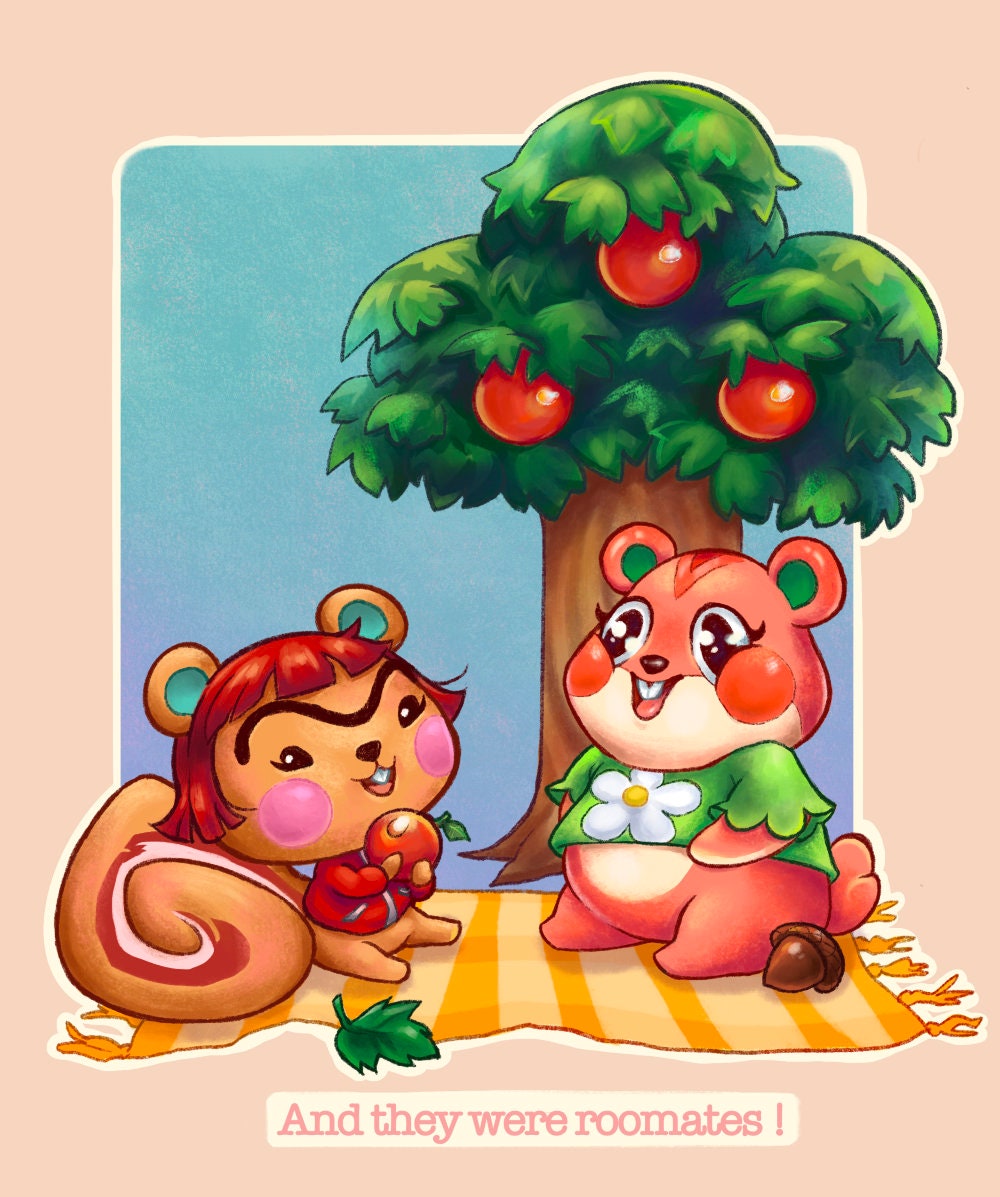 Digital Custom Animal Crossing Portrait - Etsy