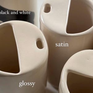 Handmade Ceramic to Go Cup Satin or Glossy Cup With Straw | Smoothie ...
