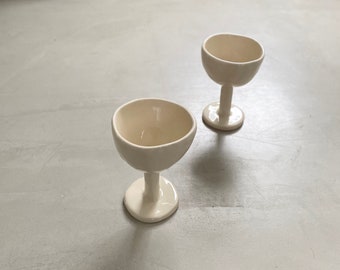 Glossy Modern Ceramic Wine Cup Organic Minimalist Handcrafted ...