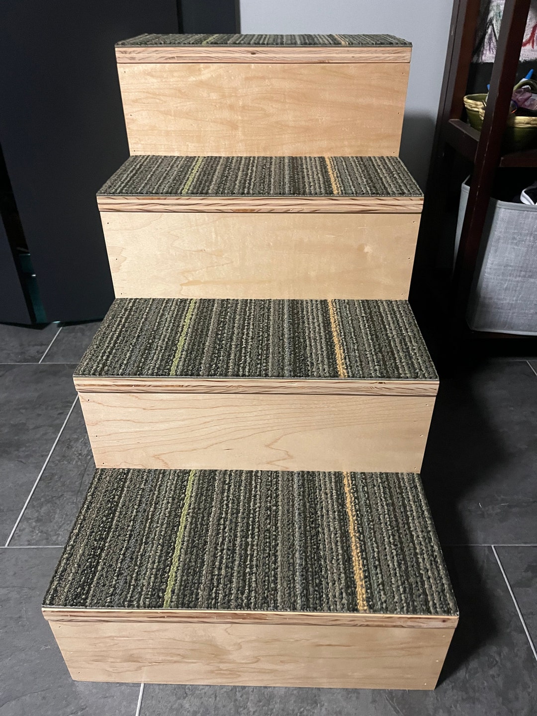 Custom Made Wood Dog Steps - Ready to Ship - Etsy