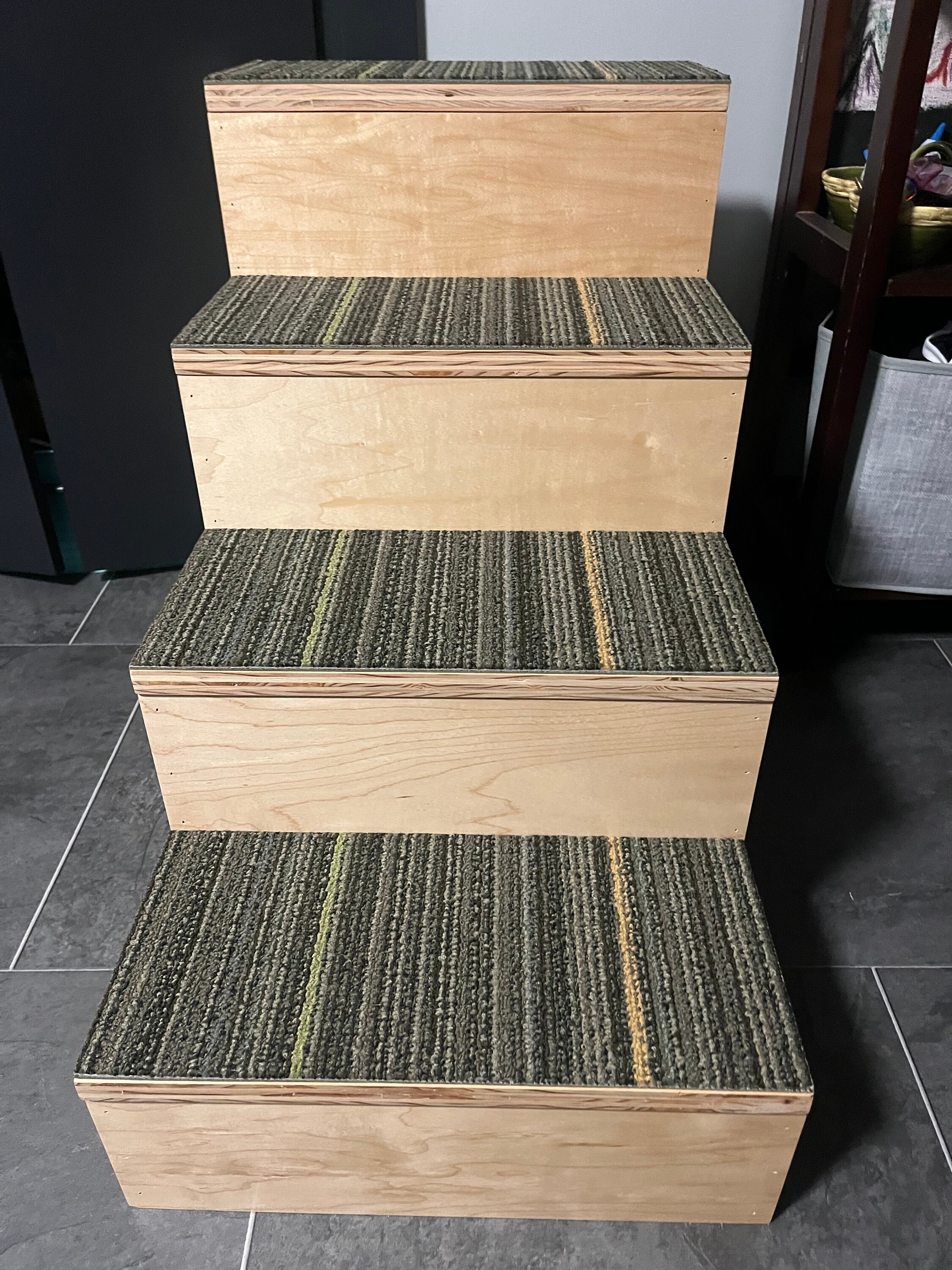 Custom Made Wood Dog Steps - Ready to Ship - Etsy