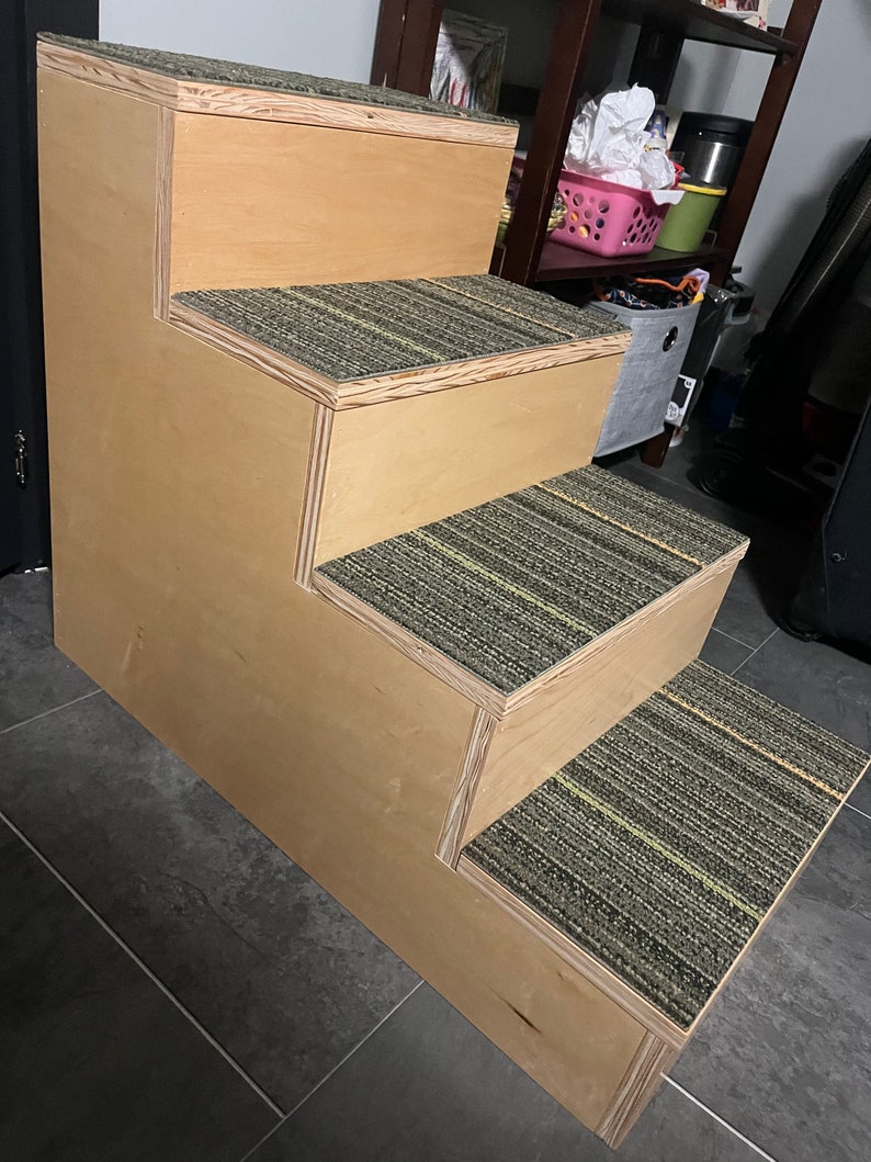 Custom Made Wood Dog Steps - Ready to Ship - Etsy