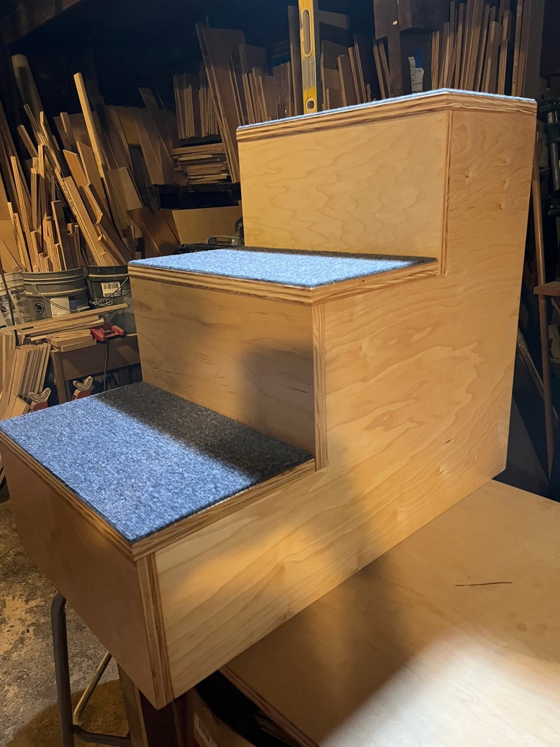 Custom Made Wood Pet Stairs - Etsy