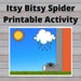 Itsy Bitsy Spider Printable Activity: Nursery Rhyme Story Board (PDF ...