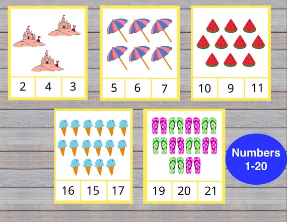 Juegos De Números Preescolares Imprimibles Juego De Memorama