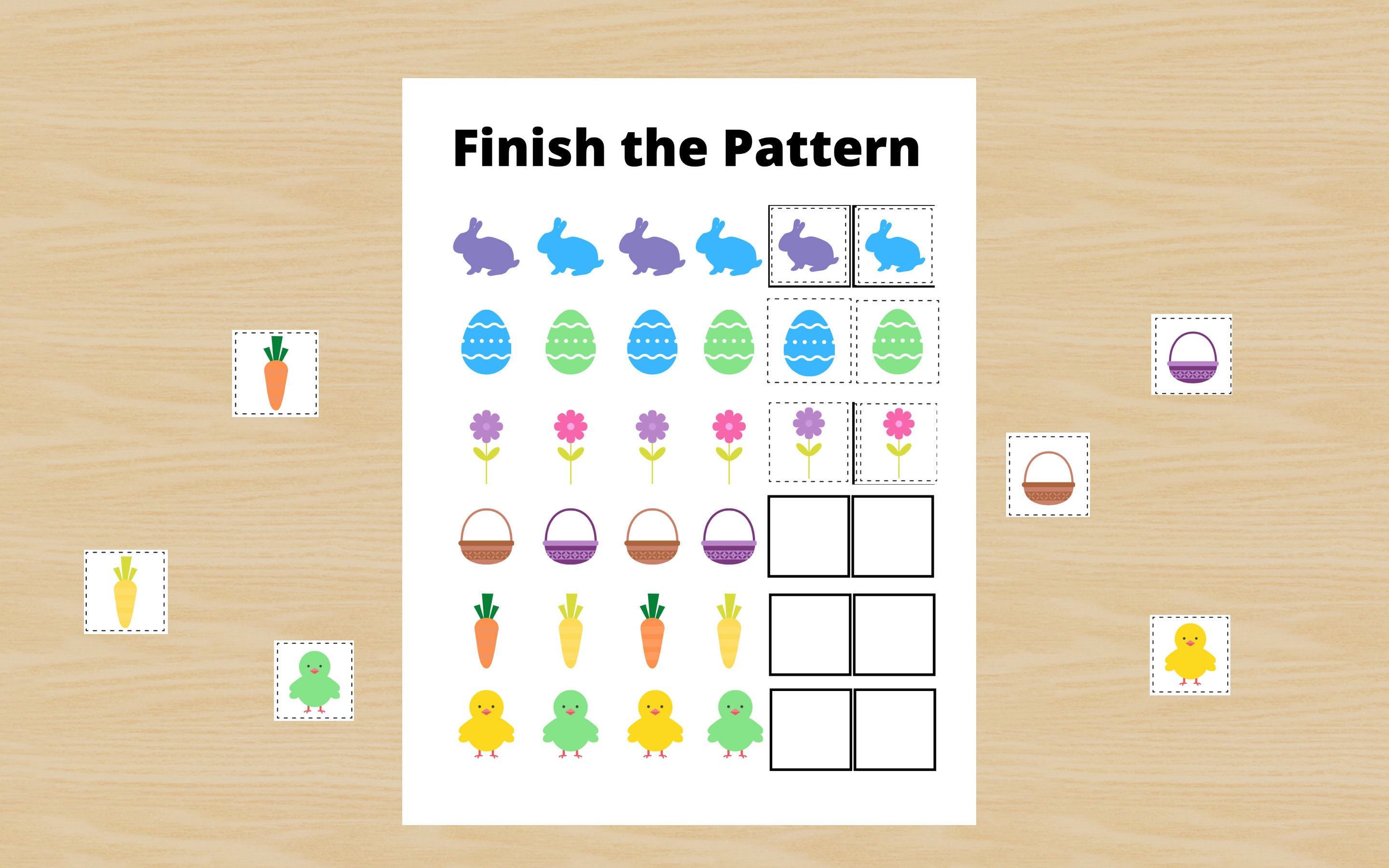 Easter Preschool Activity Printable, Easter Toddler Activity ...