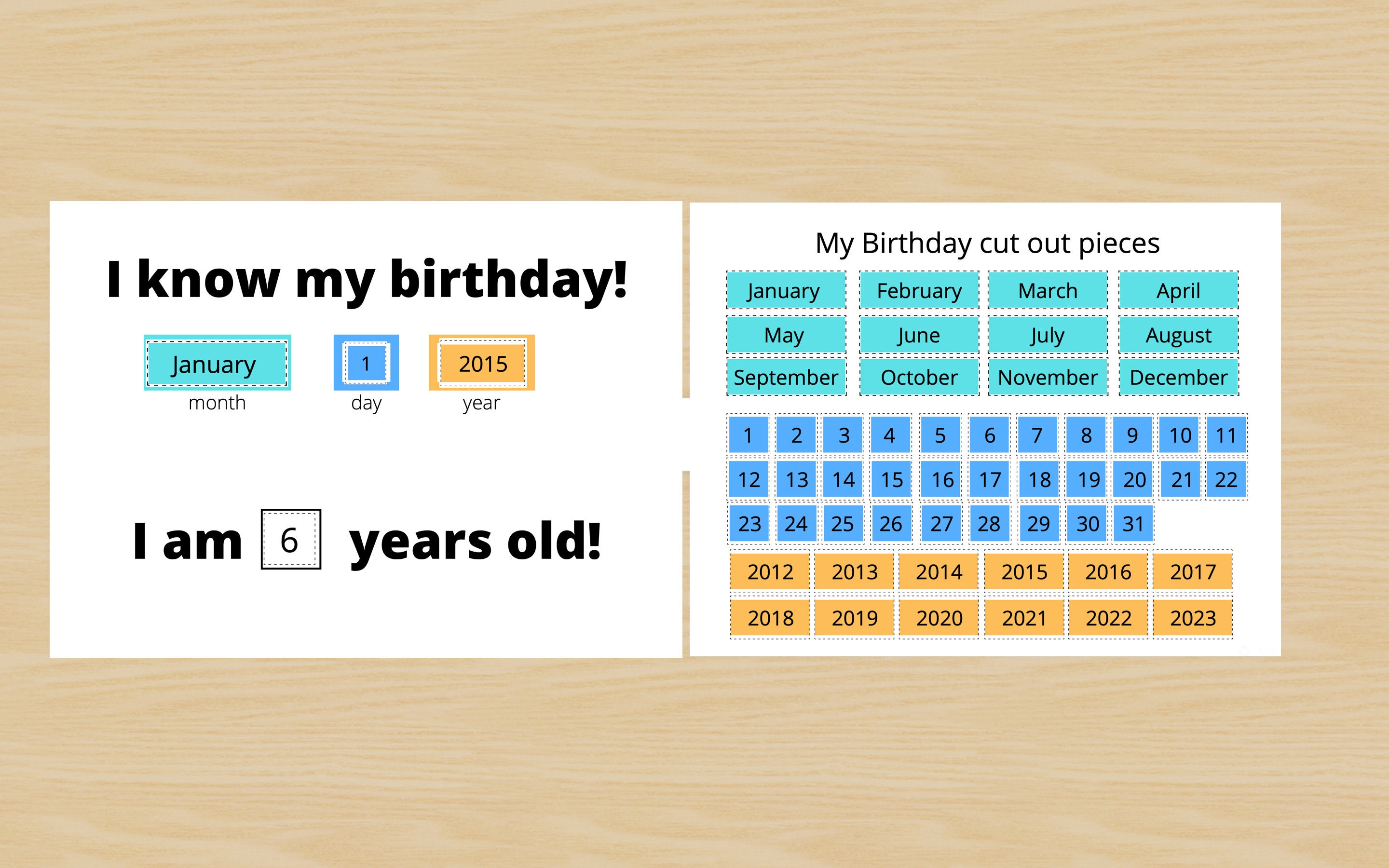 Birthday Busy Book, Birthday Busy Binder, Birthday Learning Binder ...