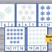 Snowflake Count and Clip Cards: Winter Learning Game (PDF Pattern) - Etsy