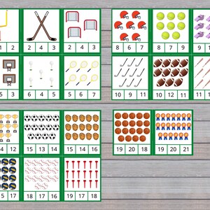 Count and Clip Card Bundle: Preschool Learning Game (printable) - Etsy